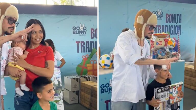 Bad Bunny Brings Gifts to Children as Good Bunny Foundation Celebrates ...